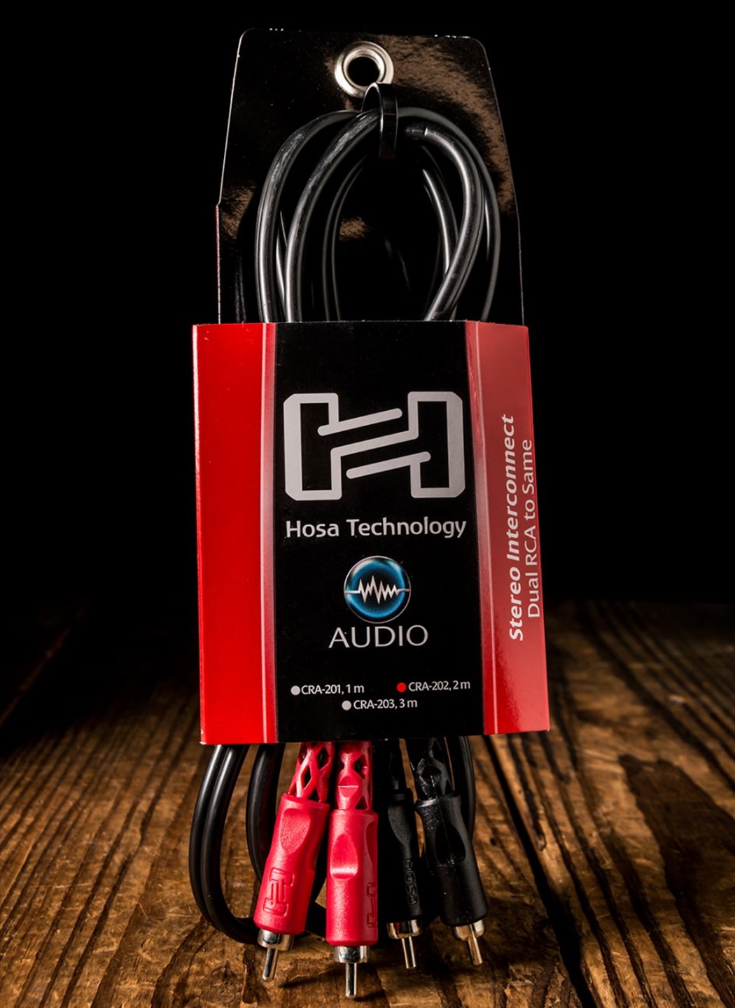 Hosa CRA-202 - 2m Dual RCA to Dual RCA Stereo Interconnect ...