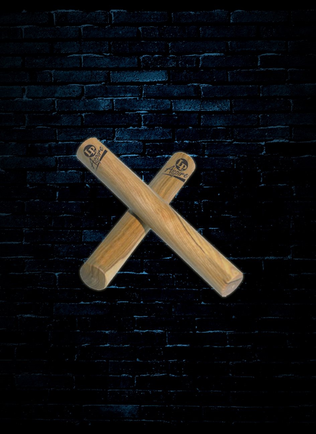 Latin Percussion LPA165 White Wood Clave