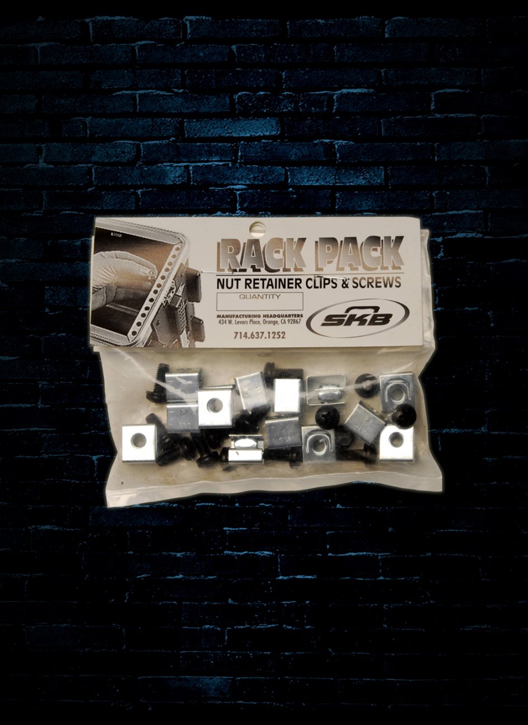 SKB 1SKB19-AC1 Rack Pack Nut Retainer Clips and Screws