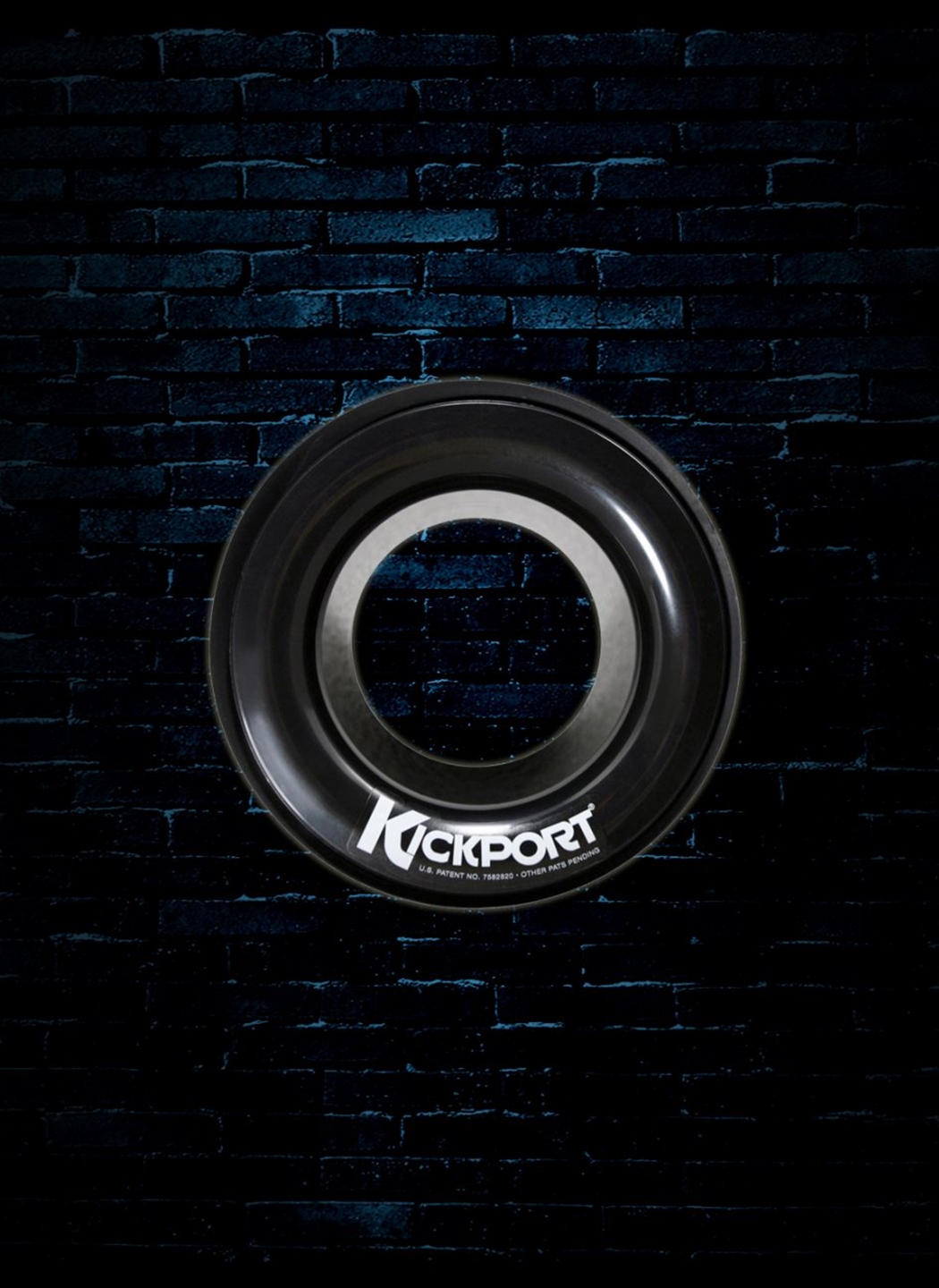 KickPort Bass Drum Sound Hole Enhancer - Black