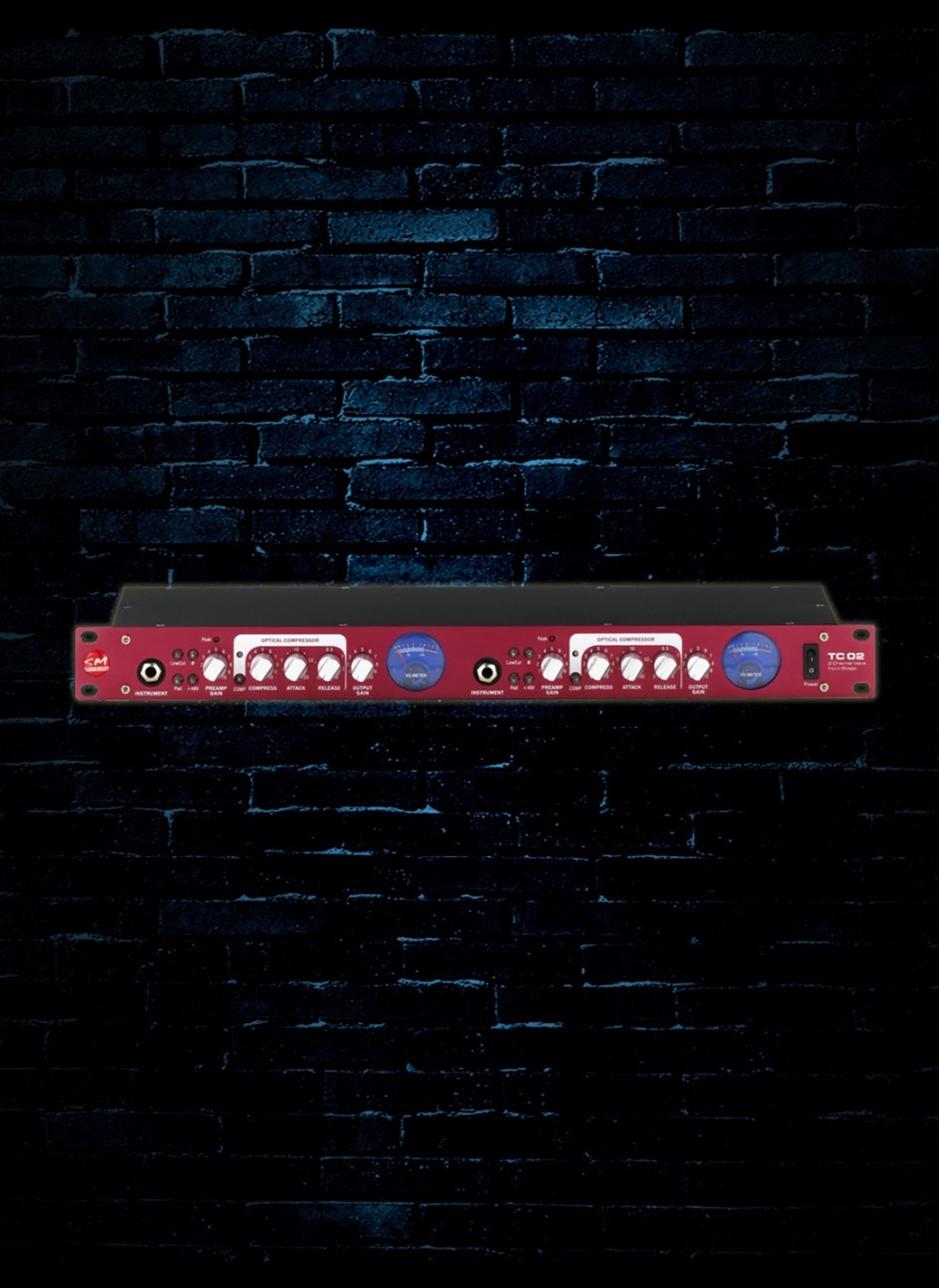 SM Pro Audio TC02 Dual Channel Tube Microphone Preamp