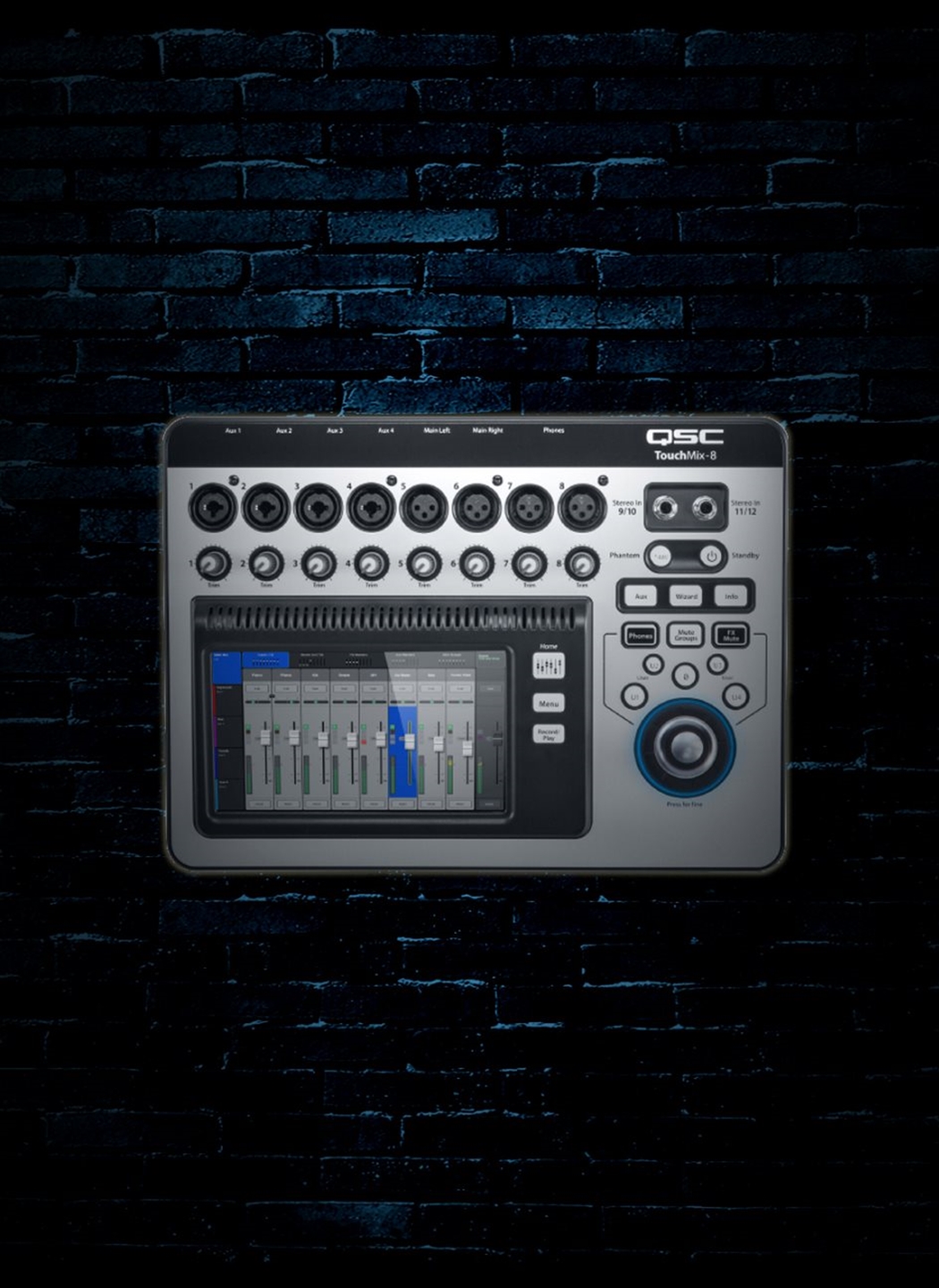 QSC TouchMix-8 - 14-Channel Compact Digital Mixer