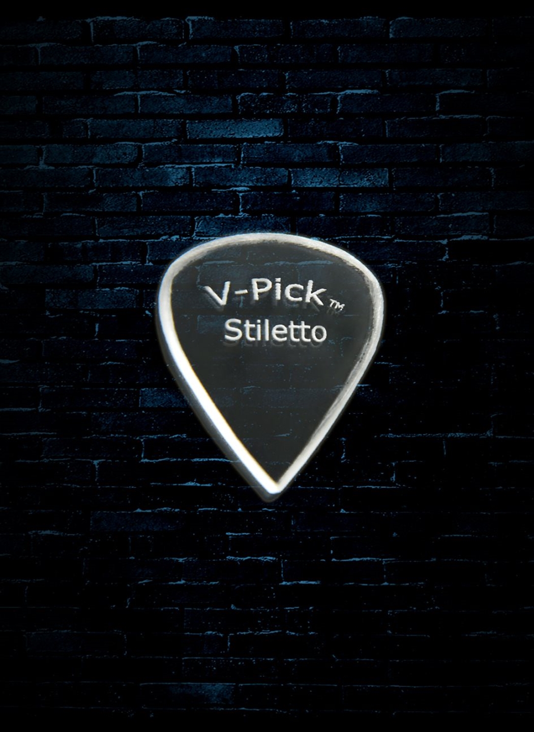 V-Picks 1.5mm Stiletto Ghost Rim Pick