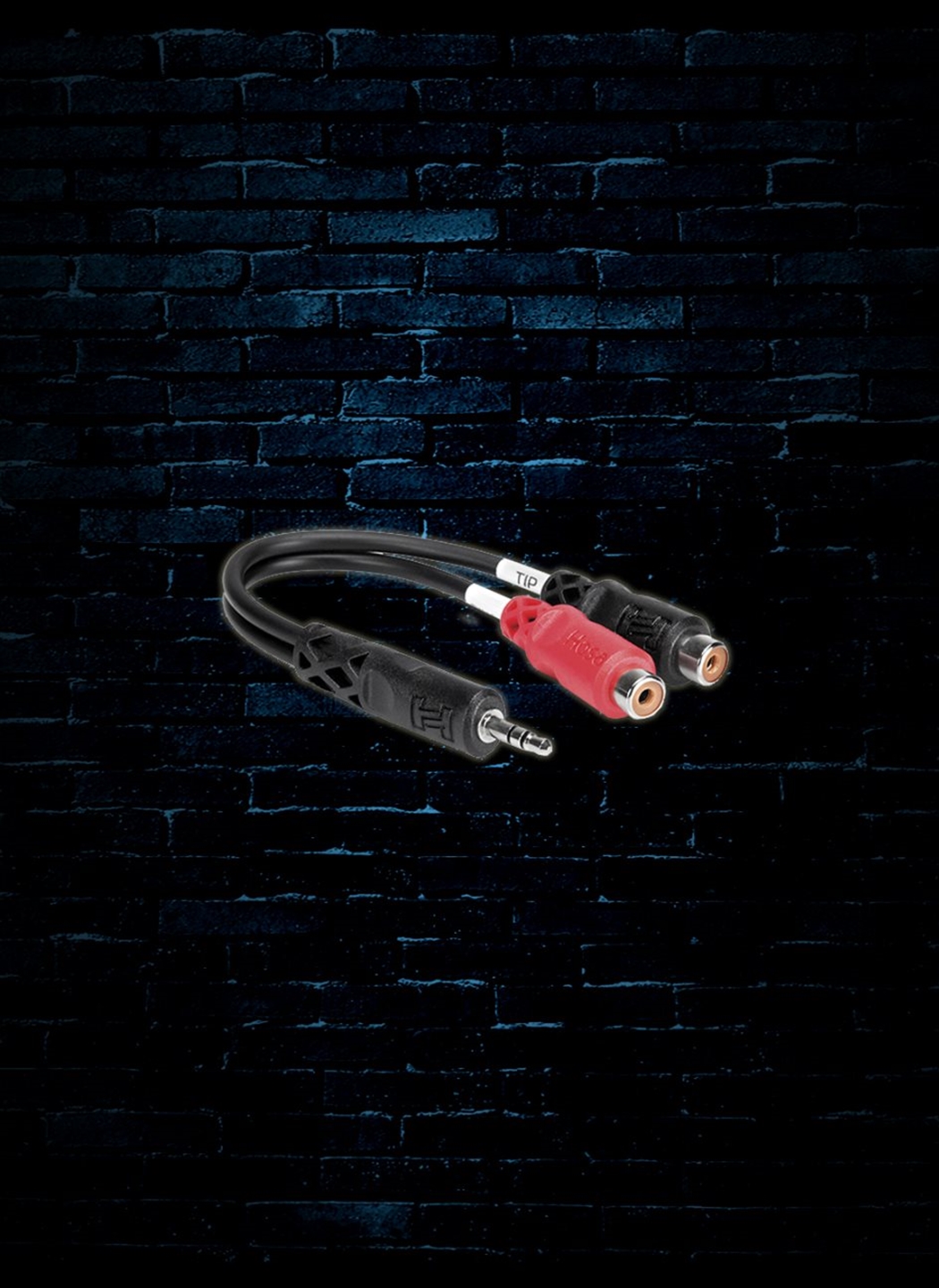 Hosa YRA-154 - 3.5mm TRS to Dual RCAF Stereo Breakout Cable