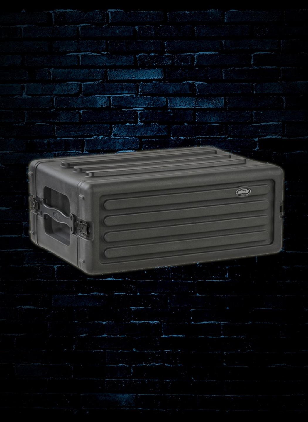 SKB 1SKB-R4S Roto-Molded 4U Shallow Rack Case