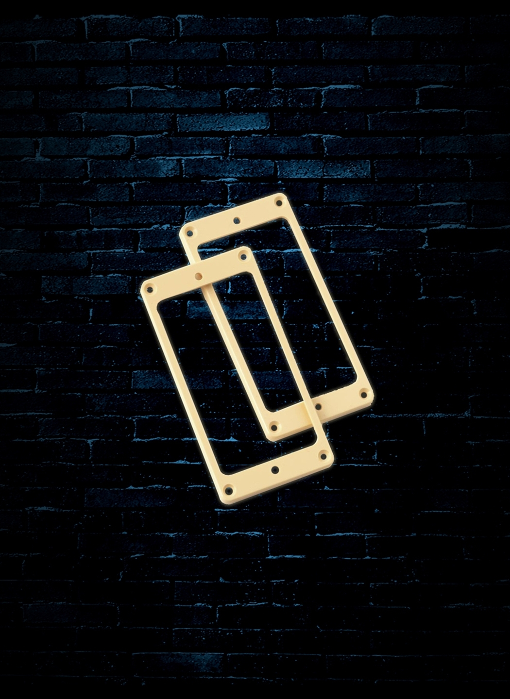 PRS Straight Humbucker Pickup Rings (Set of 2) - Creme