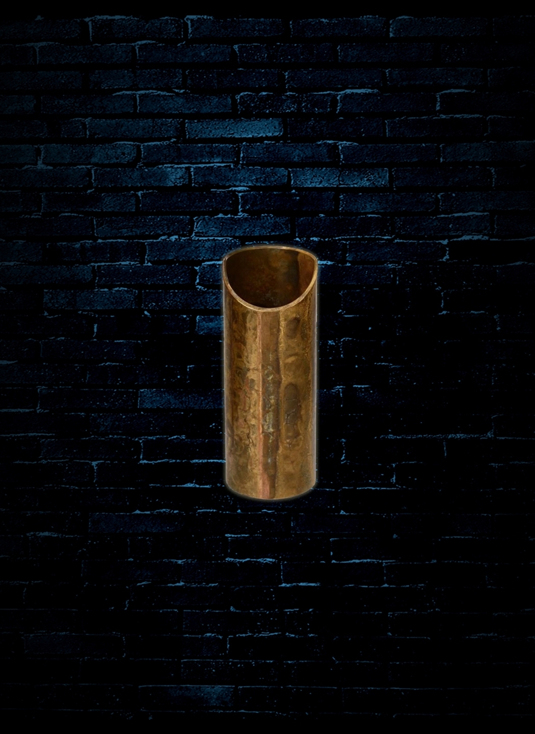 Rock Slide Aged Brass Guitar Slide - Medium