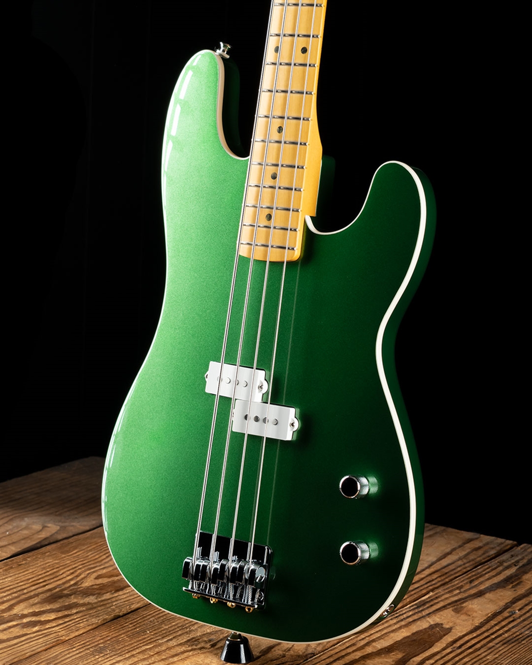 Green Bass Guitar